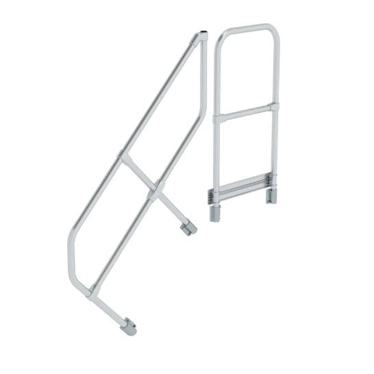 Caged staircase - 600504 - Günzburger Steigtechnik - aluminium / steel ...