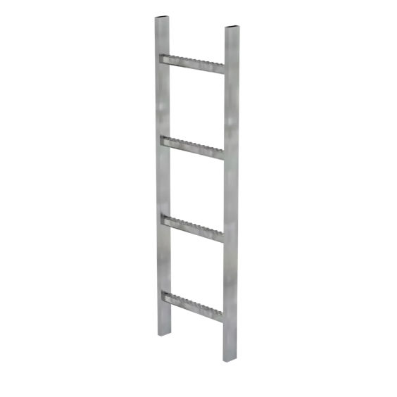Galvanised steel ladder - 060004 - Günzburger Steigtechnik - for well