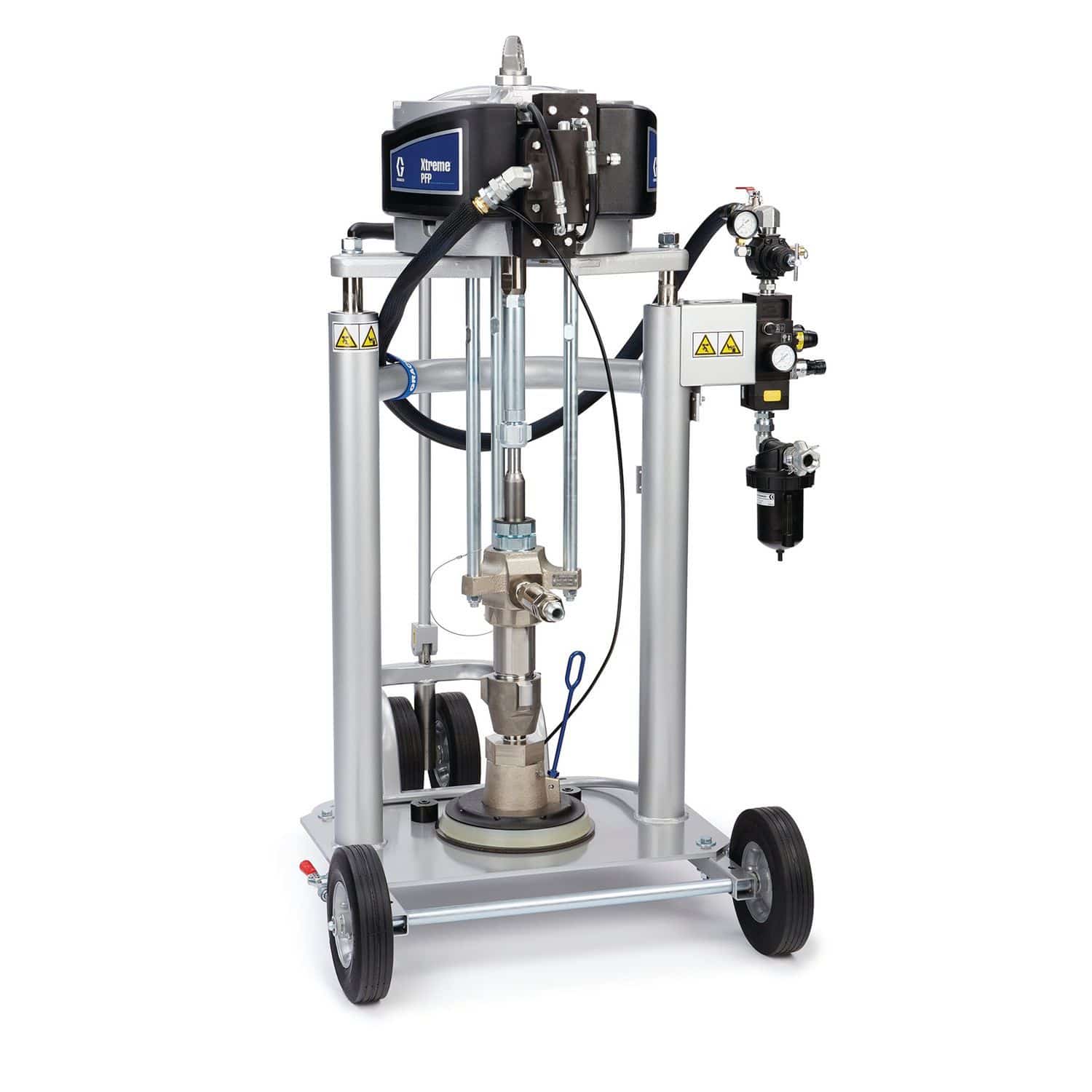 Mobile spray unit - XTREME PFP - GRACO - paint / pneumatic / airless