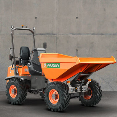 Rubber-tired dumper - D301AHG - AUSA - diesel / articulated-chassis / 4 ...