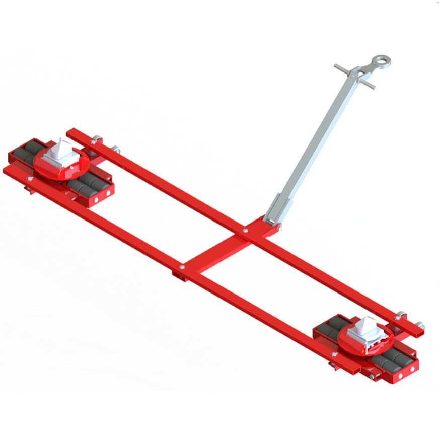 Heavy load moving skate - TL12 - GKS-PERFEKT - with 4-point support / transport