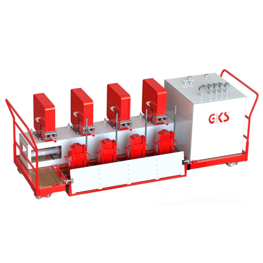 Electrically-powered hydraulic power unit - Quadro 60 - GKS-PERFEKT - lifting