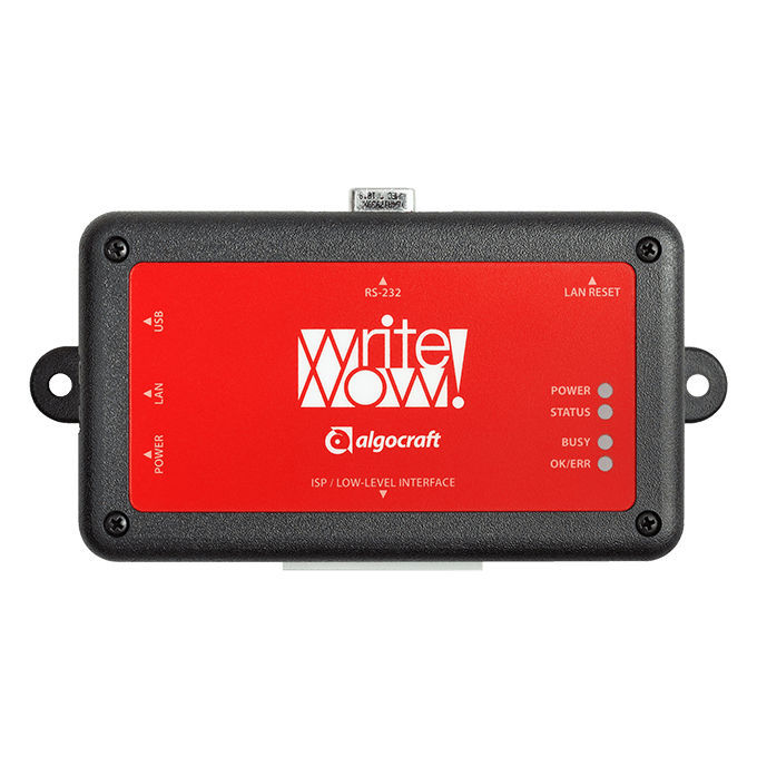 12 V programmer - WriteNow! - algocraft - RS232 / USB 2.0 / compact