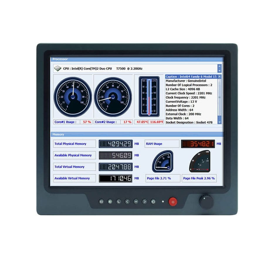 LCD monitor - NPD1968 - Litemax Electronics Inc. - multitouch screen ...
