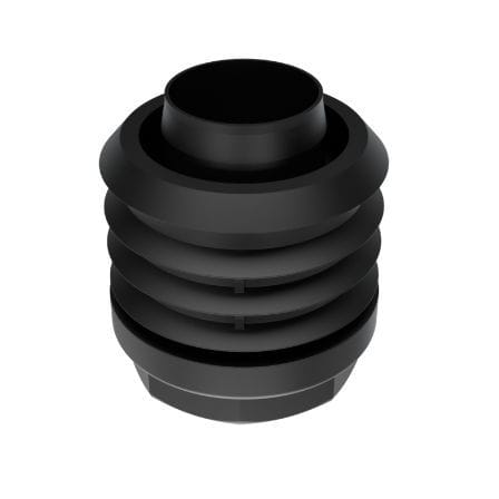 Round tube foot - PRTA series - B.M.P - nylon / adjustable / anti-slip