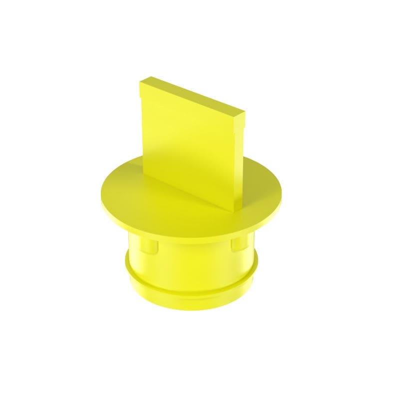 Finned plug - TTI series - B.M.P - male / plastic / for hoses