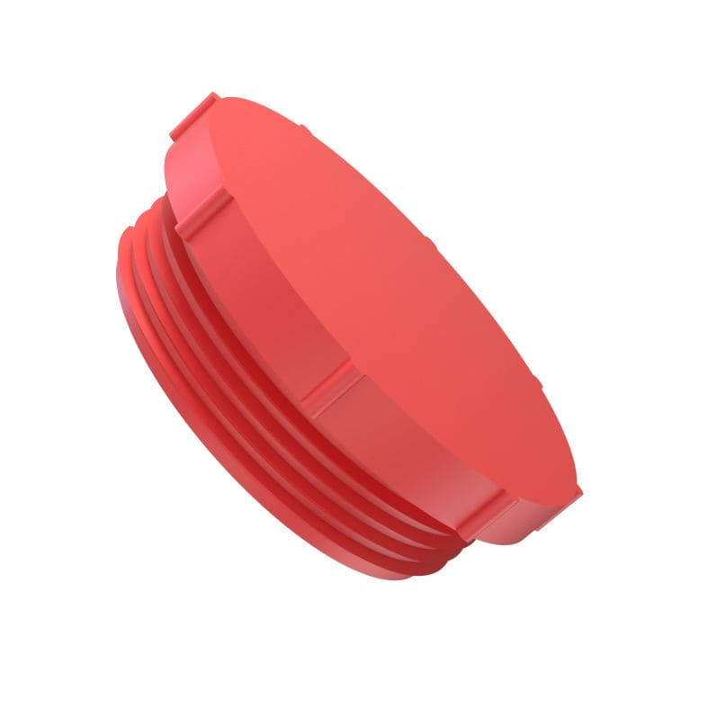 Round plug - TFU series - B.M.P - threaded / low-density polyethylene ...