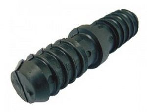 Round tube connector - CTT series - B.M.P - polyethylene / center bracket