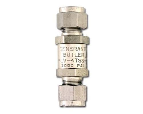 Poppet check valve - PCV series - Generant - for gas / in-line / compact