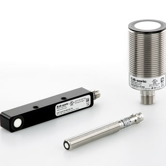 Diffuse reflective ultrasonic sensor - US series - di-soric - stainless ...
