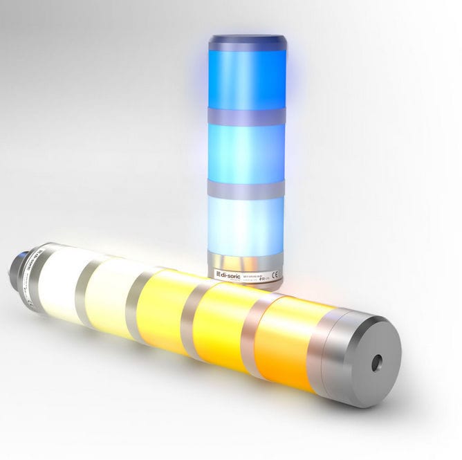 LED stack light - SBT-RGB series - di-soric - flashing / 3-color / modular