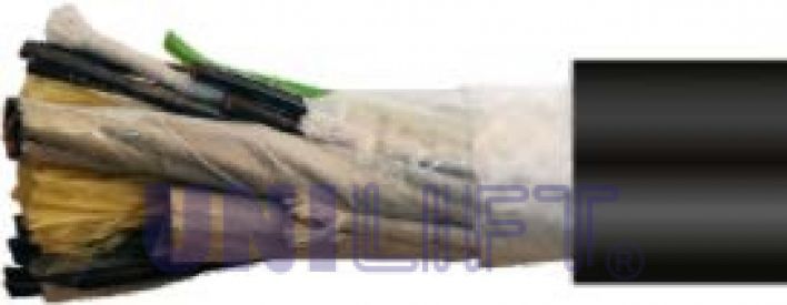 Power optical cable - SPREADERFLEX 3GSLTOE-J - UNILIFT - round / outdoor / PUR