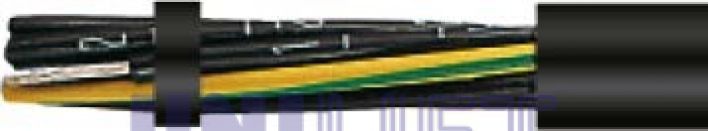 Optical data cable - OPVC - JZ/OZ BLACK - UNILIFT - power / round / outdoor