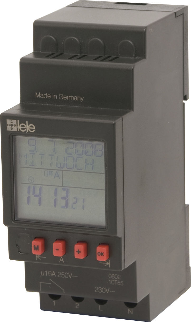 Digital time switch - TSC - TELE Haase Steuergeraete GmbH - DIN rail ...