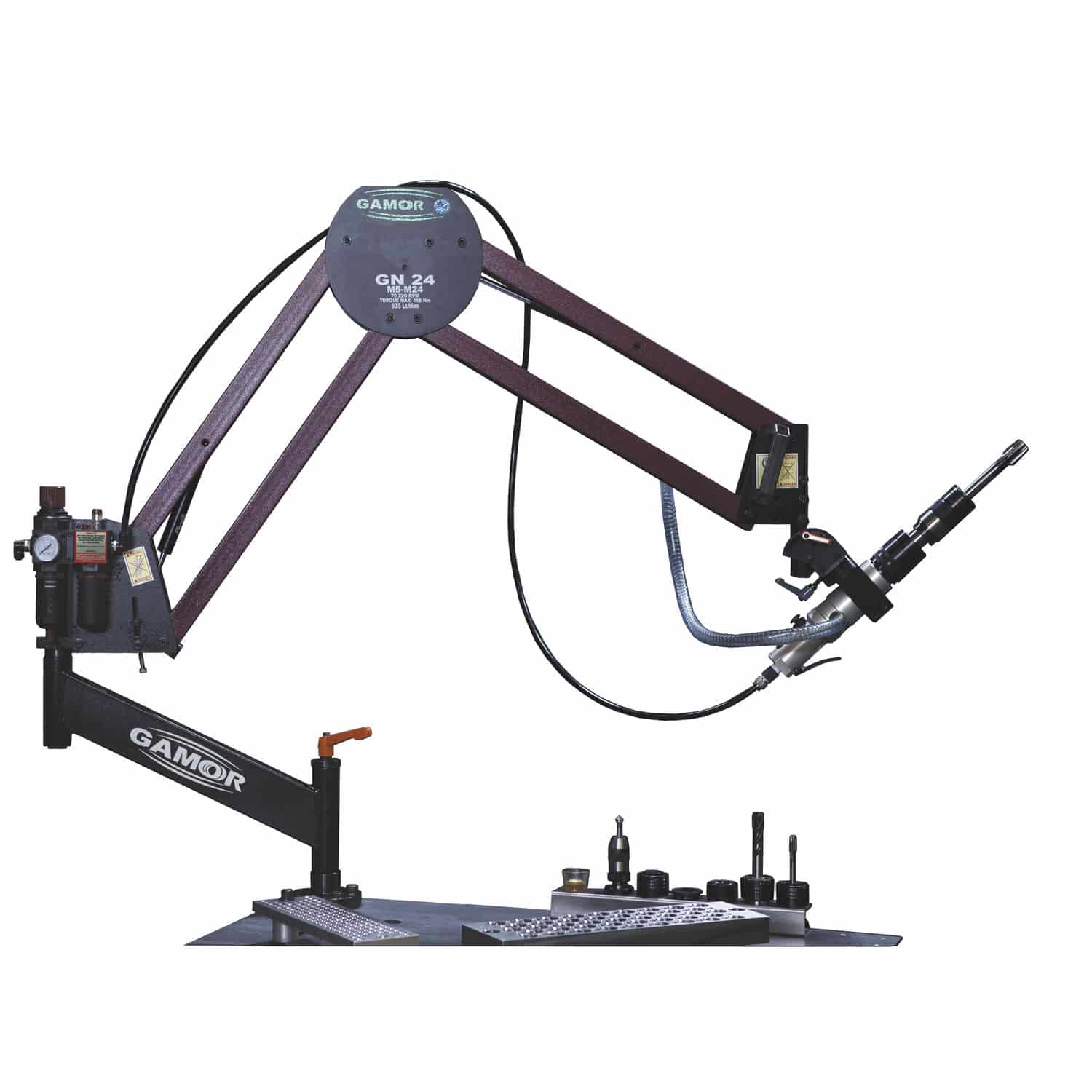 Swing-arm tapping machine - GN/24 M5-M24 - GAMOR - vertical ...