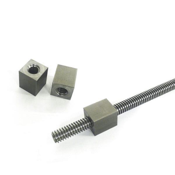 Square nut - CQA - Bimeccanica s.r.l. - trapezoidal lead screw / steel