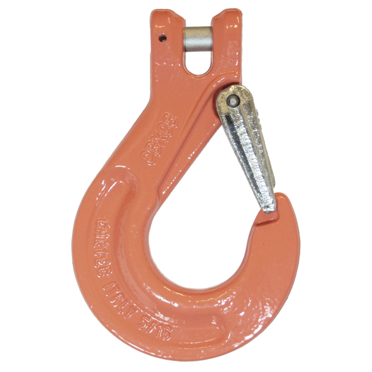 Lifting hook - CBX series - CARCANO - clevis / with safety latch / steel