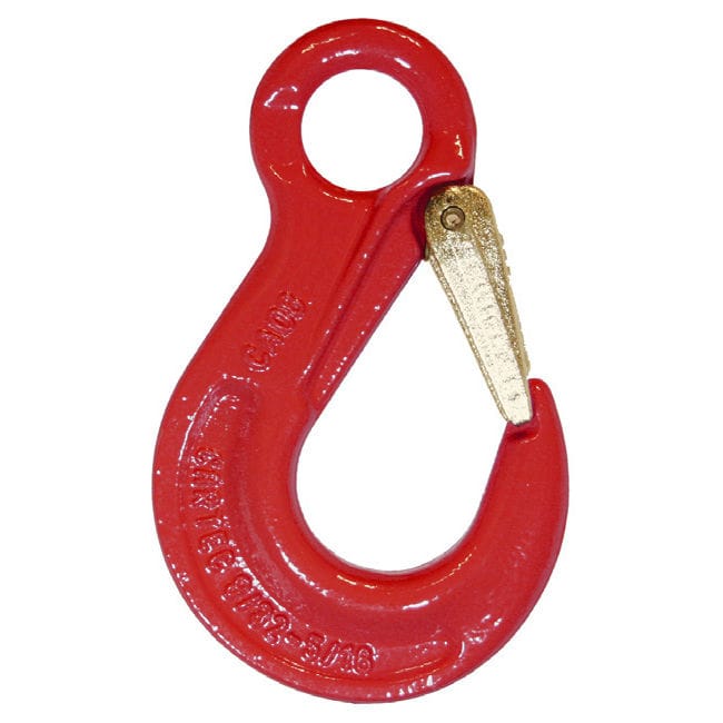 Lifting hook - CA series - CARCANO - with eye / with safety latch / steel