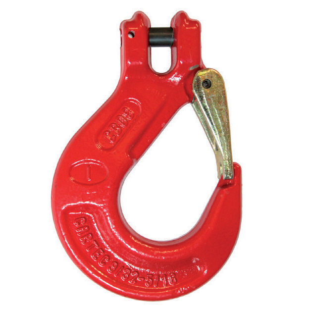 Lifting hook - CB series - CARCANO - clevis / with safety latch / steel