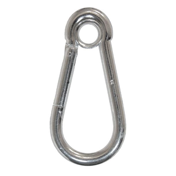 Locking carabiner - A069 - CARCANO - steel / asymmetrical