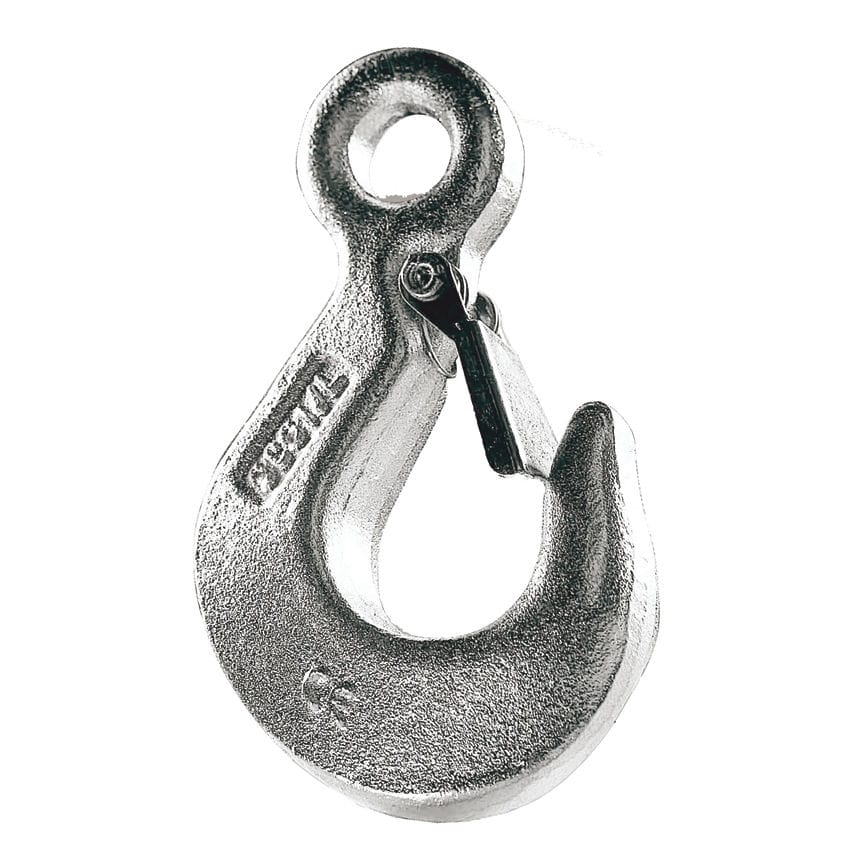 Lifting hook - A176 - CARCANO - with eye / with safety latch ...
