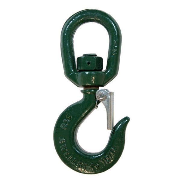 Lifting hook - A207S - CARCANO - with swivel / with safety latch / steel