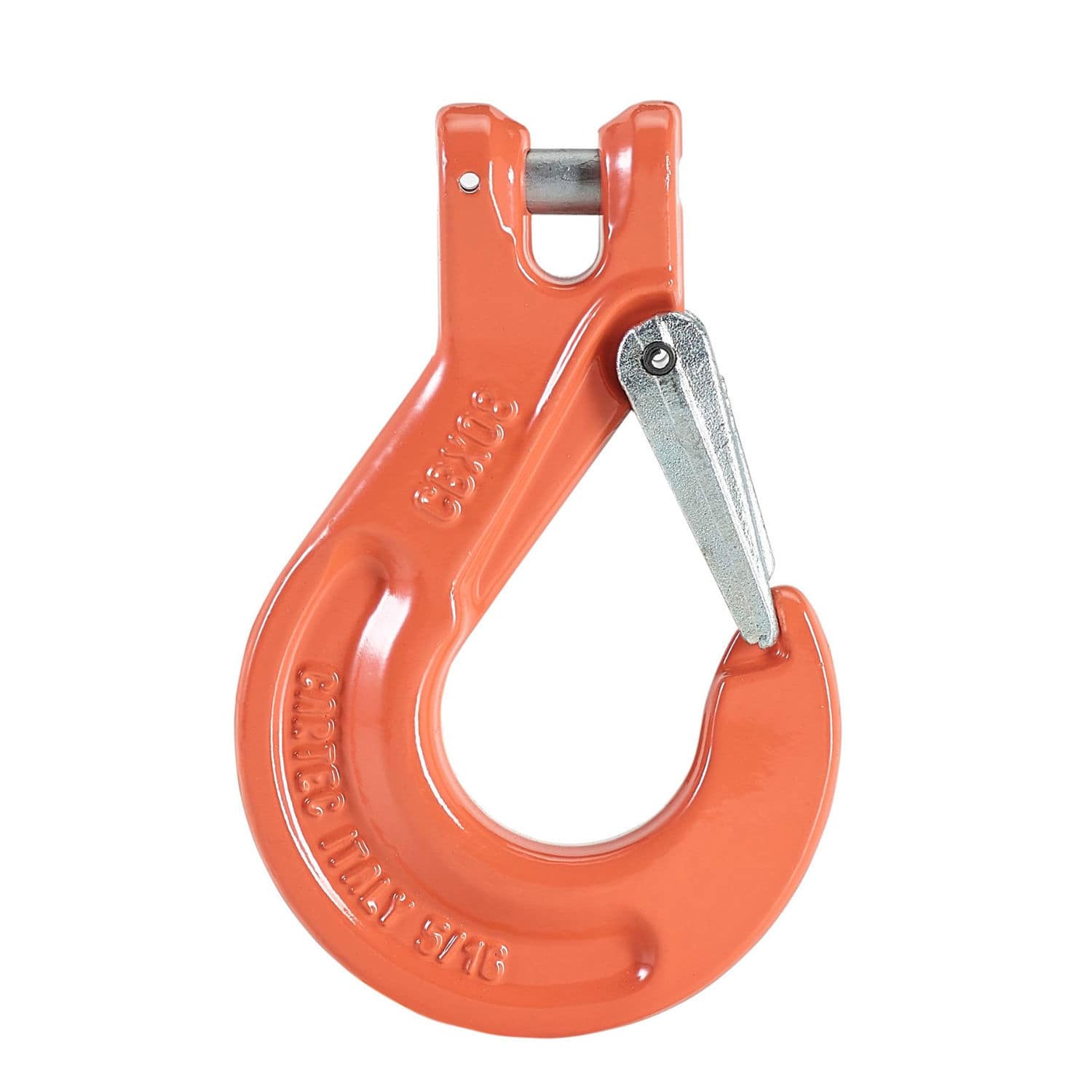 Lifting hook - CBX series - CARCANO - clevis / with safety latch / steel