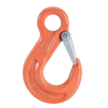 Lifting hook - CAX series - CARCANO - clevis / eye / with safety latch