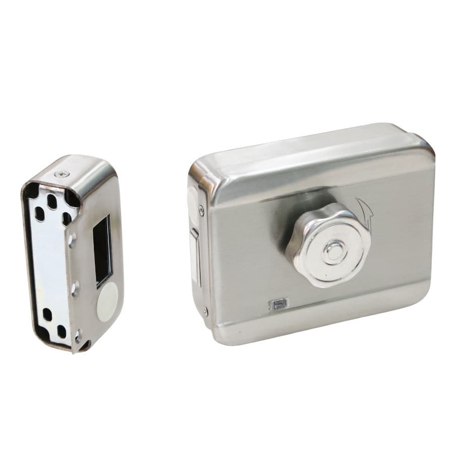 Electromechanical lock - DS-K4E100 - Hikvision - for door / stainless steel