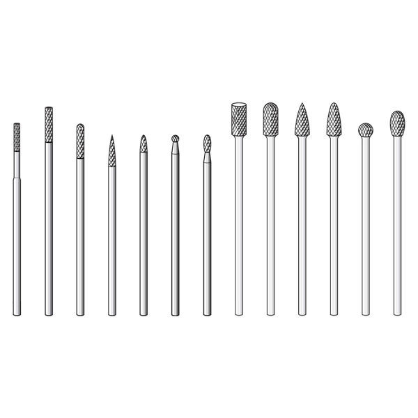 Solid milling cutter - 460 000 1 series - Bipol - burr / for metal ...
