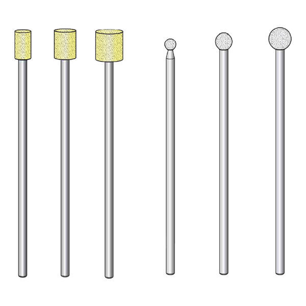 Deburring mounted abrasive point - 460 000 1 series - Bipol - aluminum ...