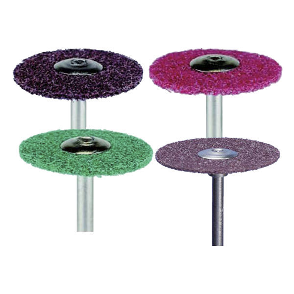 Nylon abrasive disc - 460 000 3 series - Bipol - for finishing / non-woven