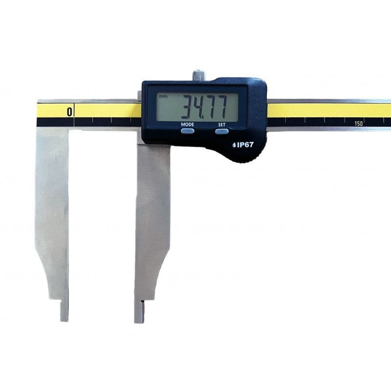 Digital caliper - MICROTECH - long jaw / with data output / wireless