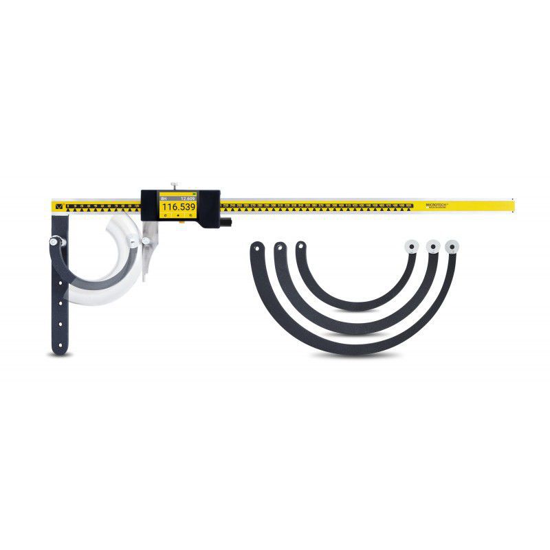 Wall thickness gauge - MICROTECH - for pipes / portable / digital display