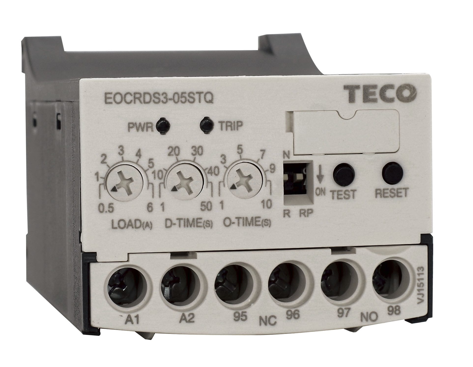 Current monitoring relay - EOCR - TECO ELECTRIC & MACHINERY Co., Ltd. - DIN rail