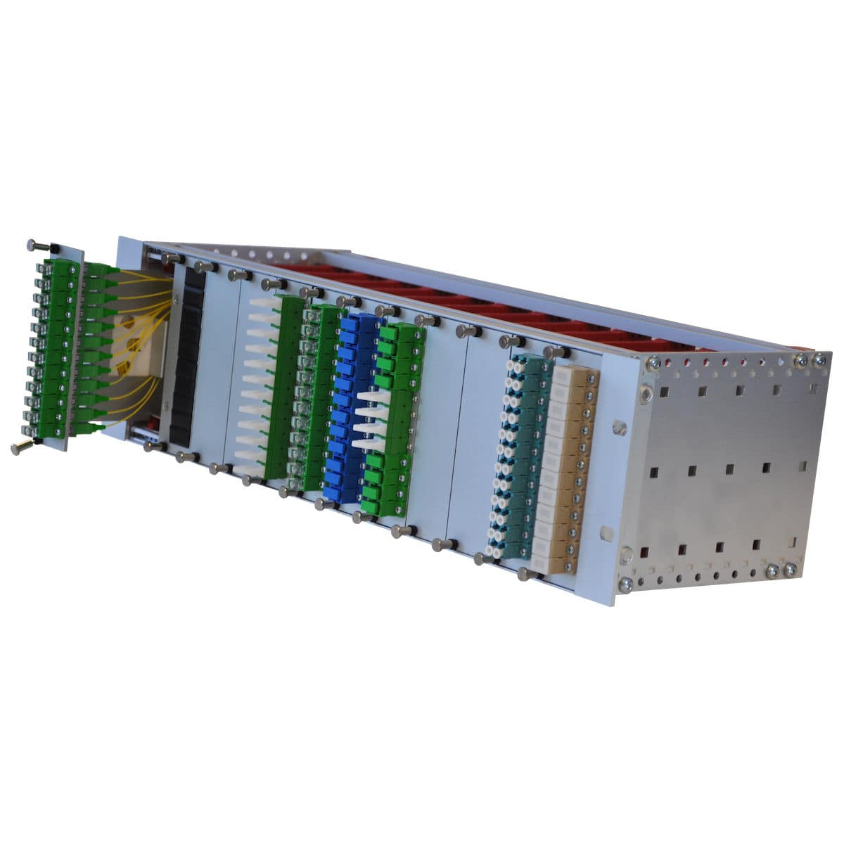 Distribution box - OMP-19-3U series - DLL Partners - 19" rack / modular ...