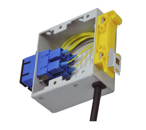 Fiber optic splice box - MINI ODF-DIN Q-Fiber series - DLL Partners ...