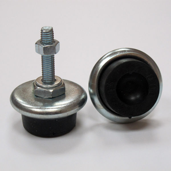 Machine foot - 000 - TALLERES EGAÑA - rubber / anti-vibration / threaded