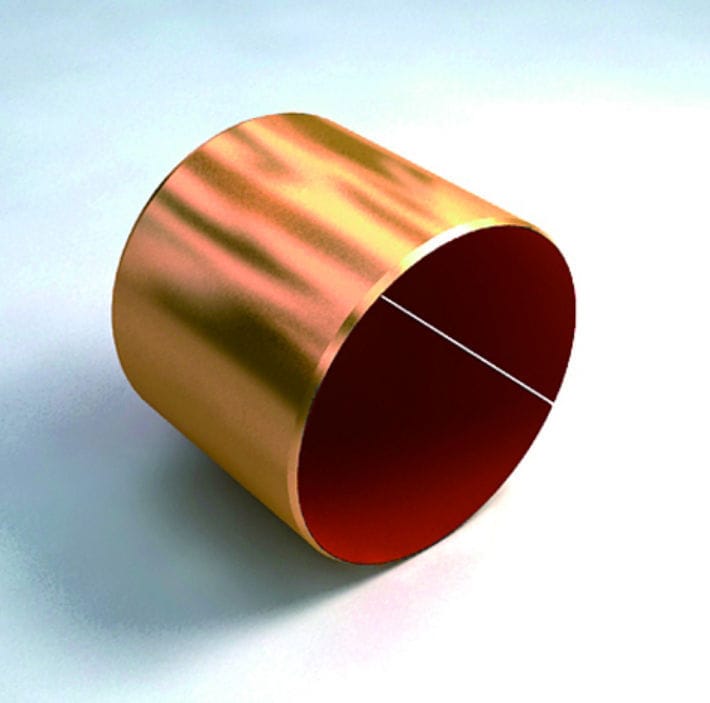 Open plain bearing - IB013 - IDEAL BEARING INC. - bronze / sintered ...