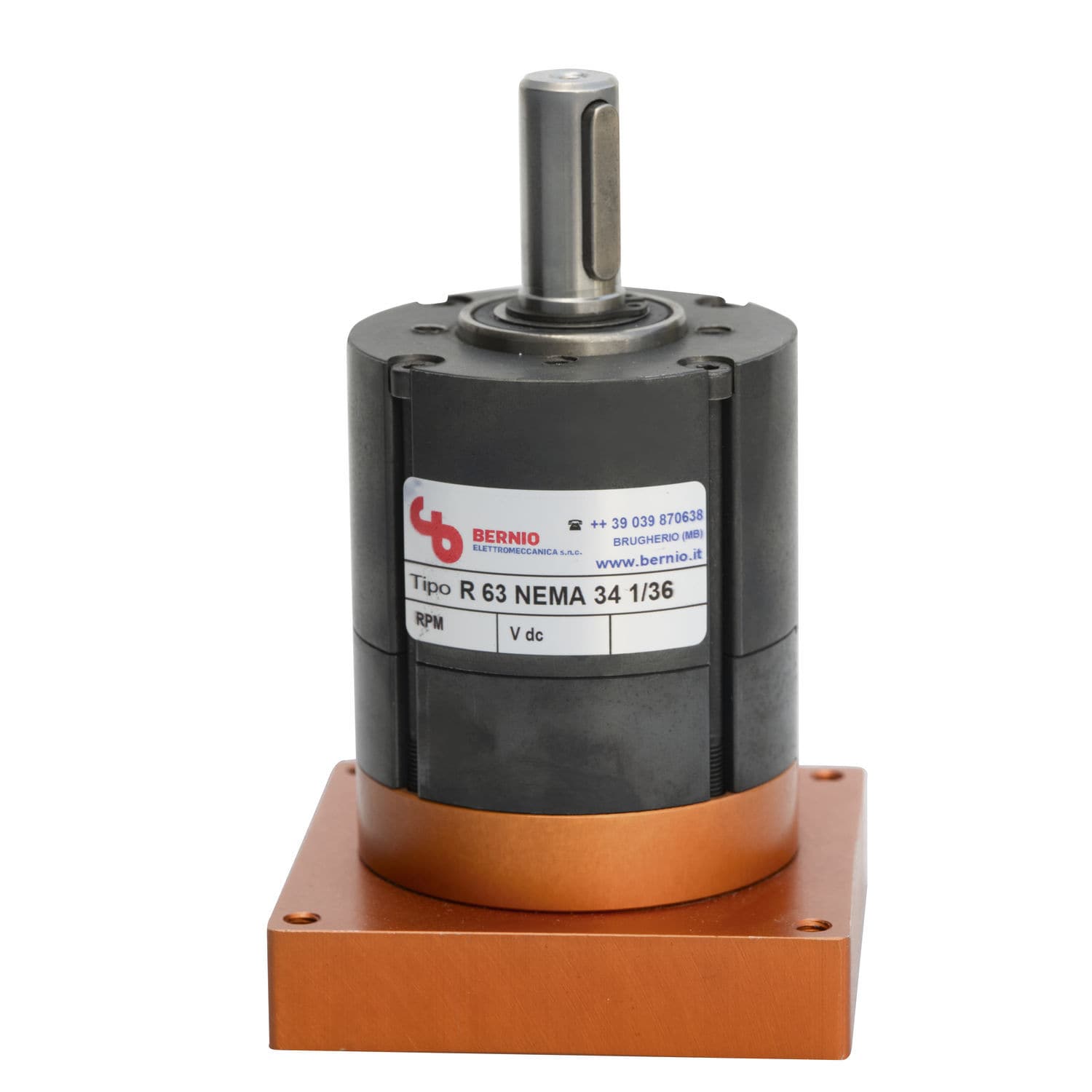 NEMA 34 gearbox - R 63 - BERNIO ELETTROMECCANICA s.n.c. - planetary ...