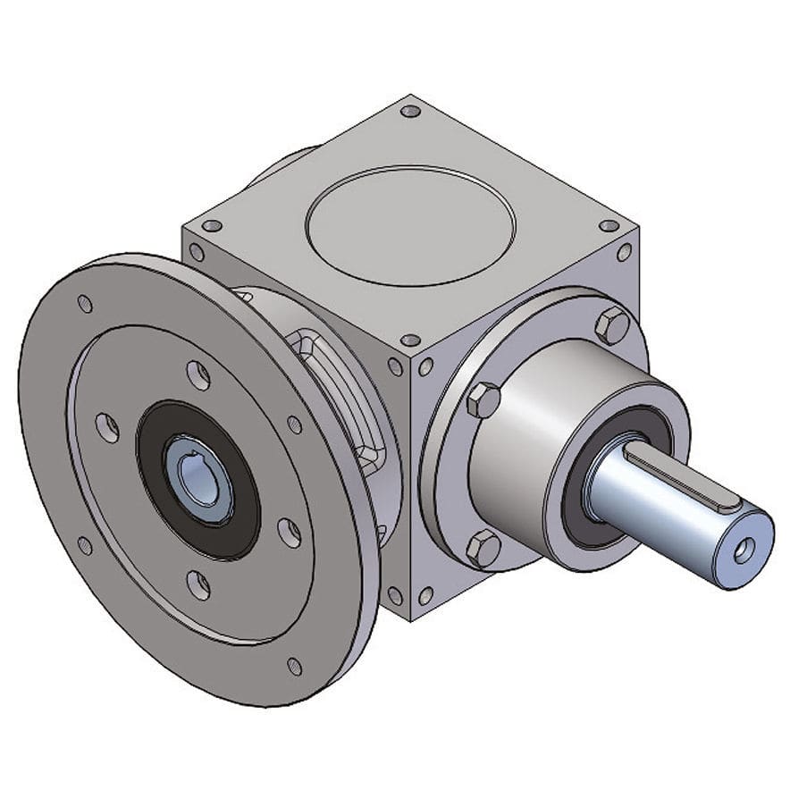 Bevel gear reducer - BG MF M1/S1/R1 Series - SERVOMECH - right angle ...