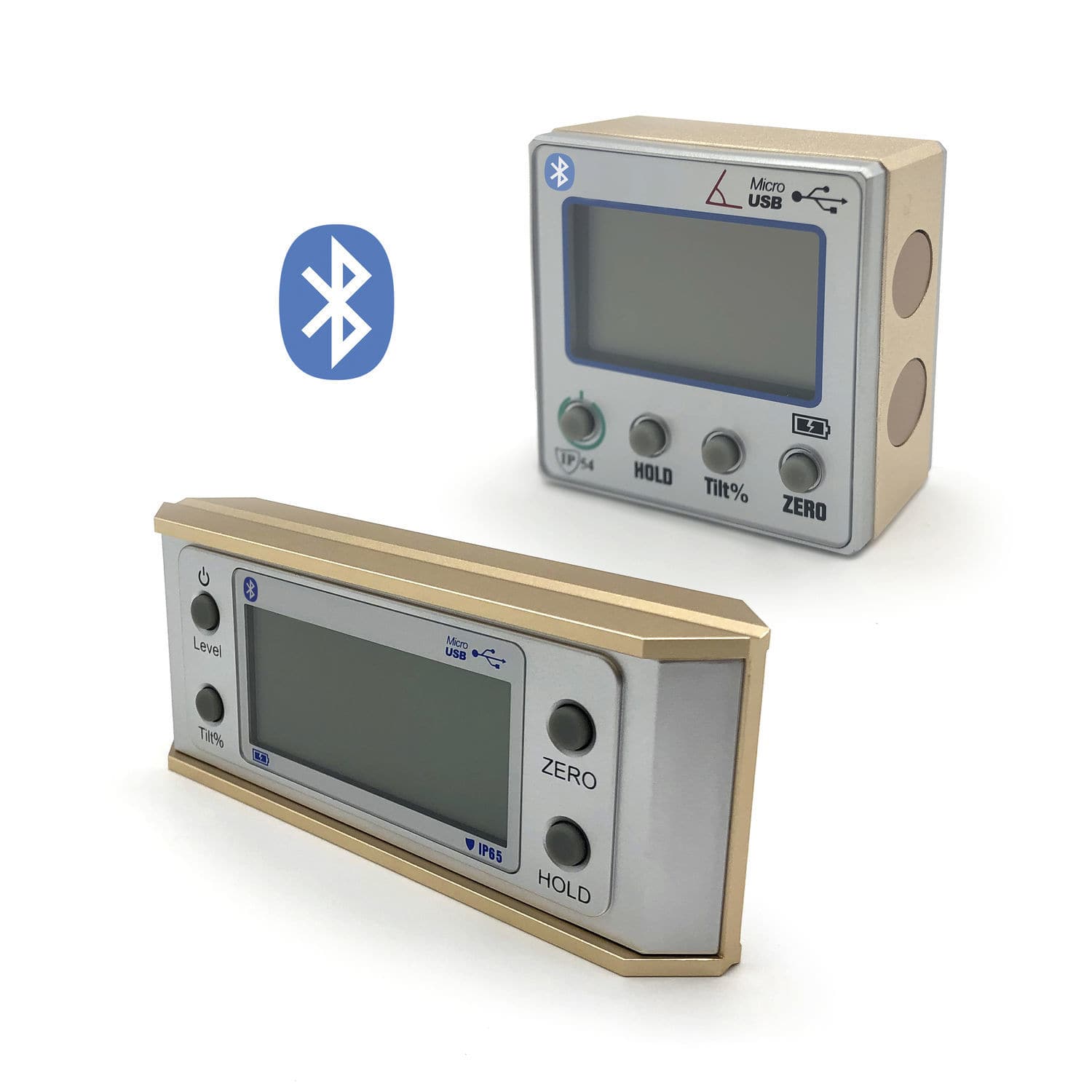 Bluetooth protractor - BPRO series - Motionics, LLC - wireless / digital / stainless steel