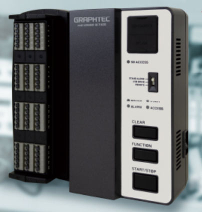 Temperature data logger - GLT400 - Graphtec - humidity / voltage / current