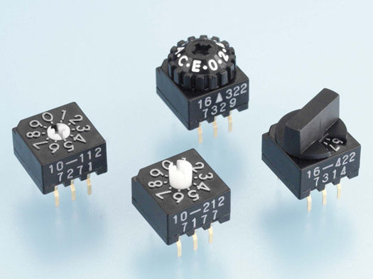 Rotary switch - KDS series - KEL CORPORATION - DIP / multipole / coded