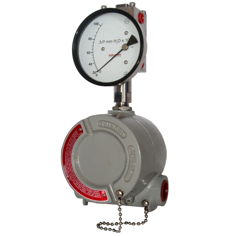 Differential pressure gauge - EX 200 DGR - Hirlekar Precision Instruments, Pune - dial / NPT 1/4 ...