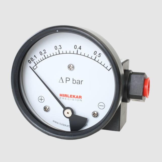Differential pressure gauge - 200 DPG - Hirlekar Precision Instruments, Pune - dial / flange ...