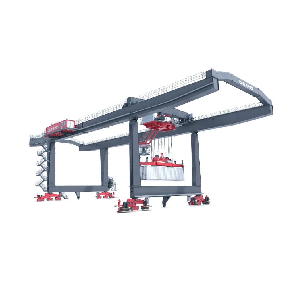 Rail-mounted gantry crane - RMG - Konecranes - for container / double ...