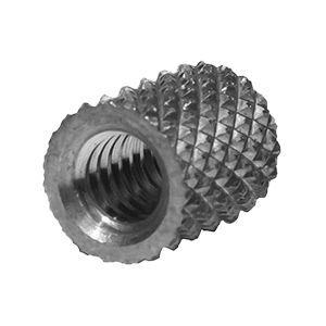 Threaded insert - 1024B8-10SS - Yardley Products - knurled / stainless ...