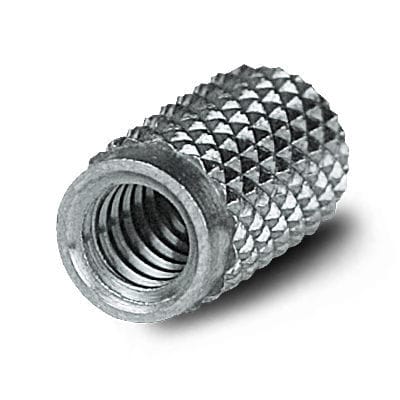 Threaded insert - 1024AA-5SS - Yardley Products - stainless steel / round / molded-in