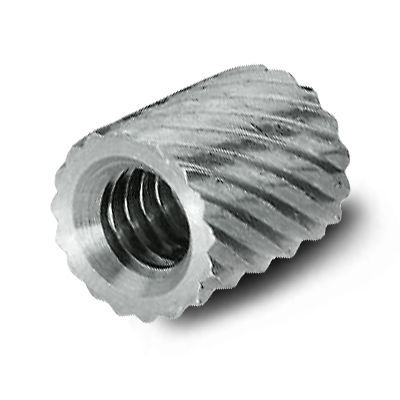 Threaded insert - 3005F5-6AL - Yardley Products - press-in / knurled ...